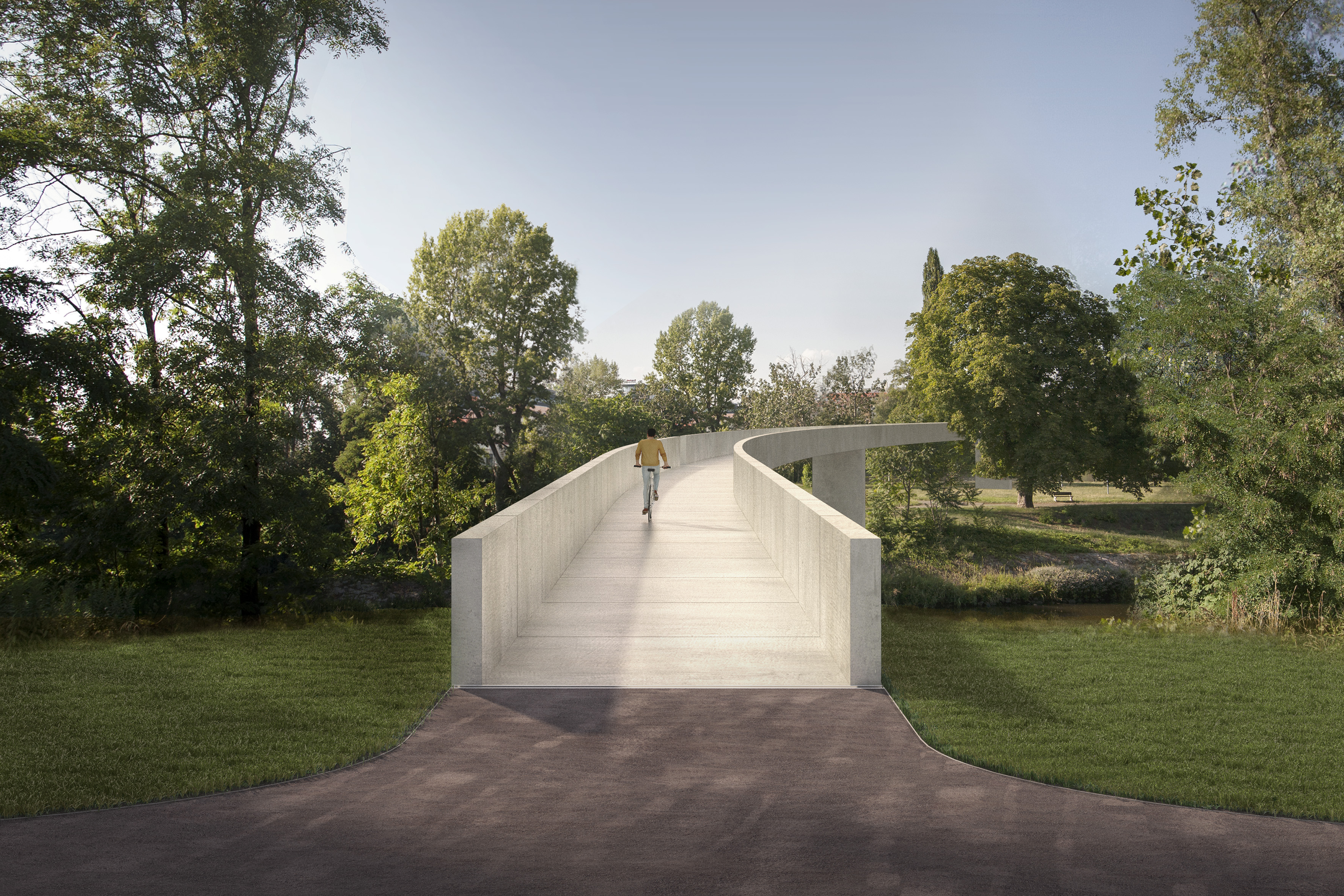 Štvanice footbridge in Prague | Skanska - Global corporate website